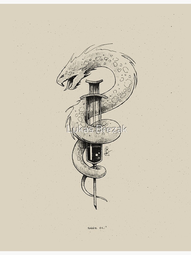 "Snake Oil" Poster for Sale by surgeryminor | Redbubble