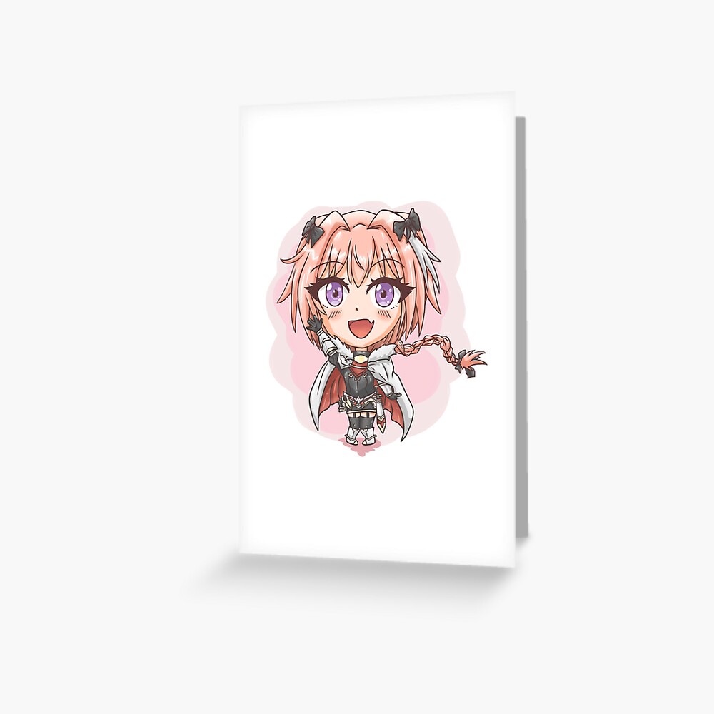 "Fate Grand Order - Chibi Astolfo" Greeting Card by Kamenart | Redbubble