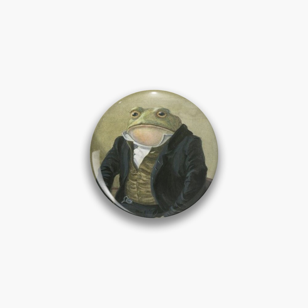 "Colonel Toad / Sir Toad" Pin for Sale by enjoymymemes | Redbubble