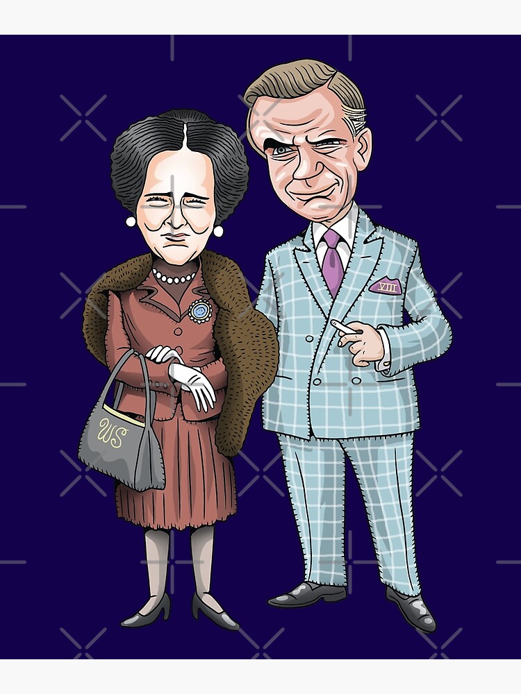 "The Duke and Duchess of Windsor" Poster for Sale by MacKaycartoons ...