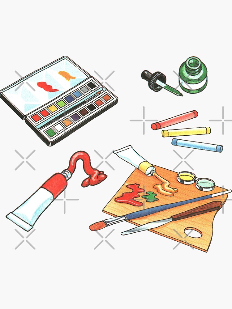 "Art Student Sticker Pack" Sticker by elevens | Redbubble