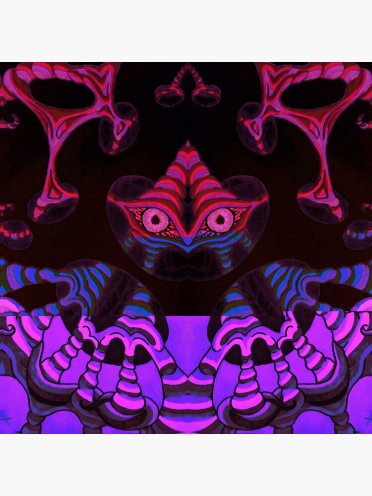 "Intestine monster color swap 4" Sticker by Kaleidomorph | Redbubble