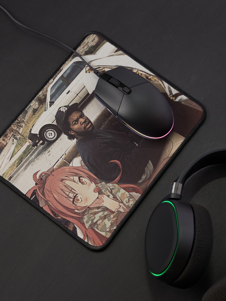 "Waifuz n the Hood feat Kyoko Sakura" Mouse Pad for Sale by Gangstas ...