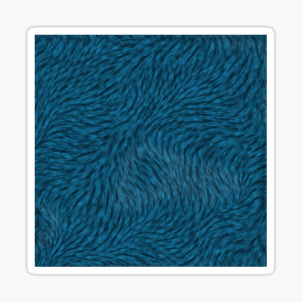 "Blue fur" Sticker for Sale by x1brett | Redbubble