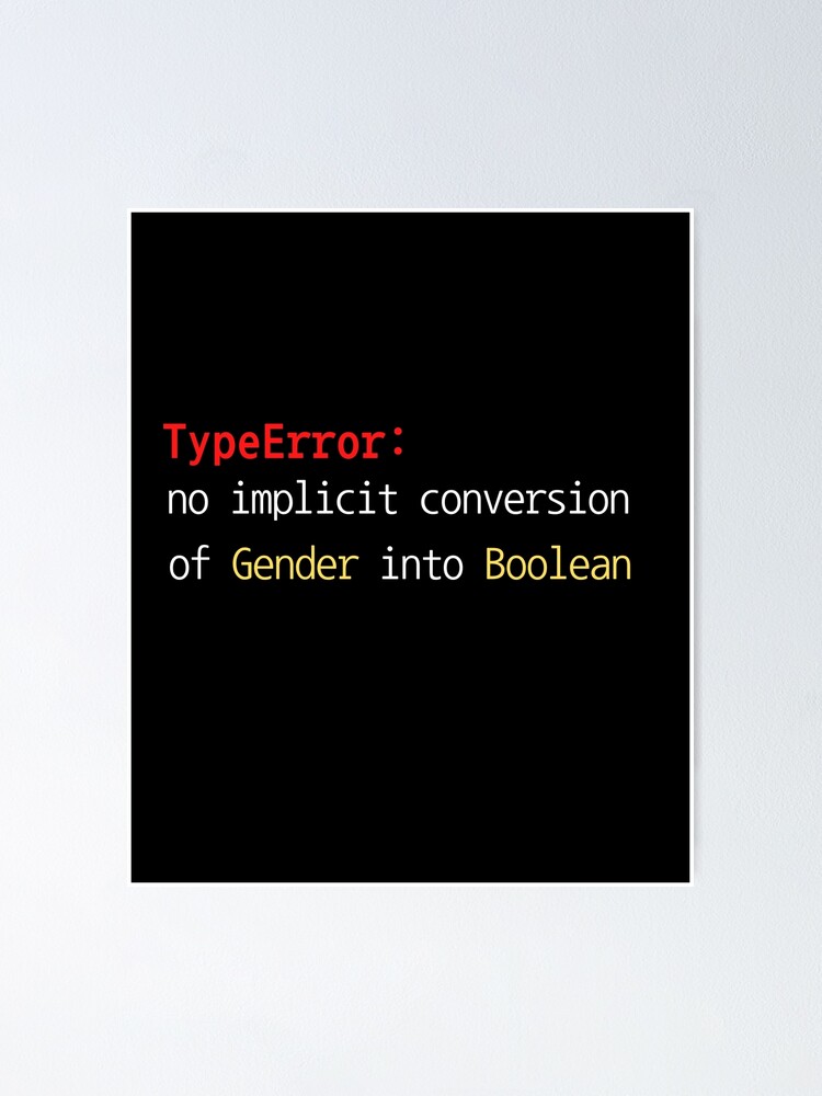 Non Binary Typeerror No Implicit Conversion Of Gender Into Boolean 