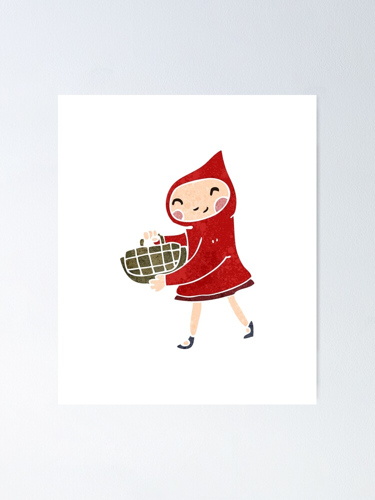 "little red riding hood Sticker" Poster for Sale by AbdesatarLharti ...