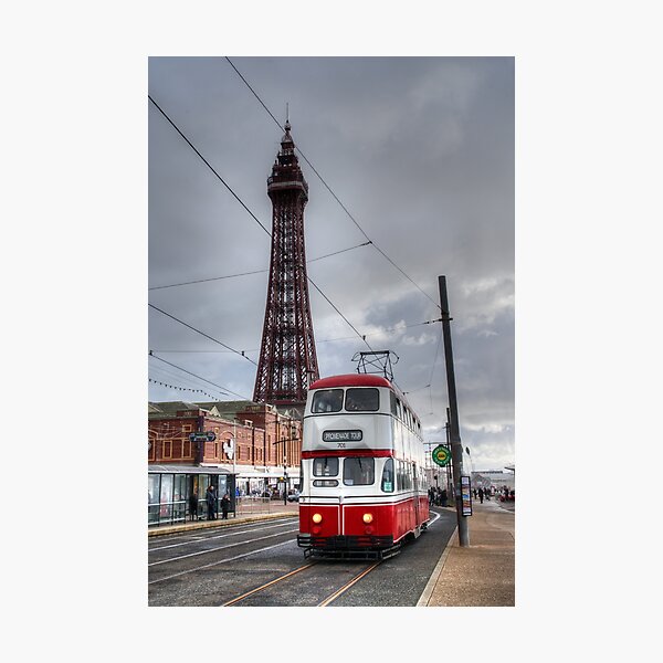 "Blackpool Tram & Tower " Photographic Print for Sale by Rob Hawkins ...