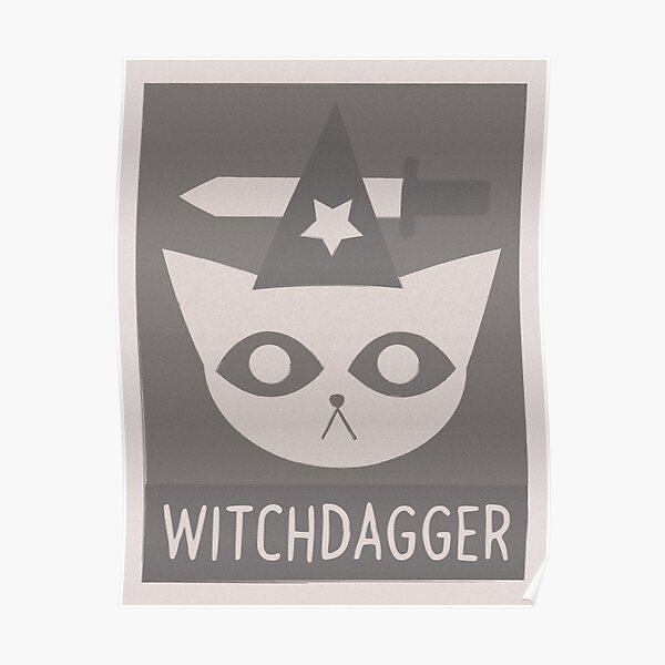 ""WITCHDAGGER" - Night in the Woods print " Poster by beaucoupspookoo | Redbubble