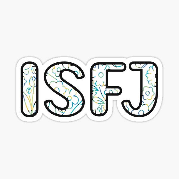 "ISFJ" Sticker by artsomenautte | Redbubble