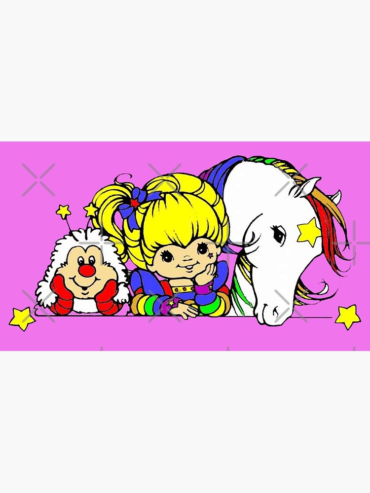 Rainbow Brite And The Star Stealer Characters Art Print For Sale By