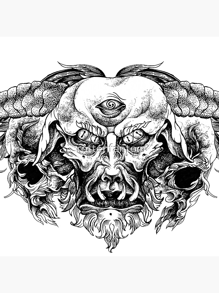 "Demon" Clock for Sale by rottenfantom | Redbubble