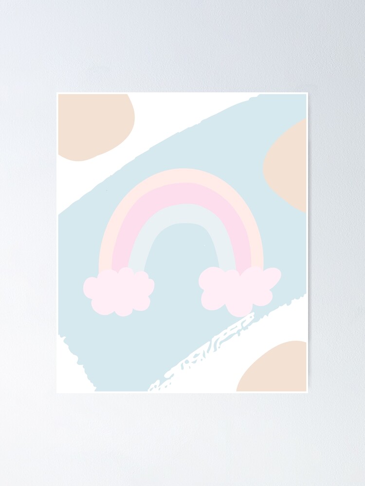 "Pastel Rainbow" Poster for Sale by SoulNotes | Redbubble