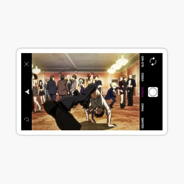 Dance Off Yuri On Ice Sticker By Gabmag Redbubble