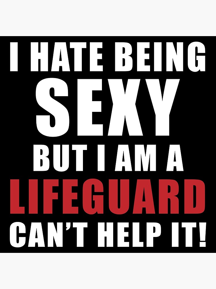 Sexy Lifeguard Poster For Sale By Trendingdesign2 Redbubble