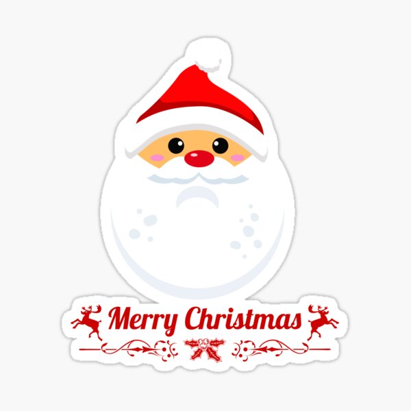 "Sarcastic Santa" Sticker for Sale by jarrar50 | Redbubble