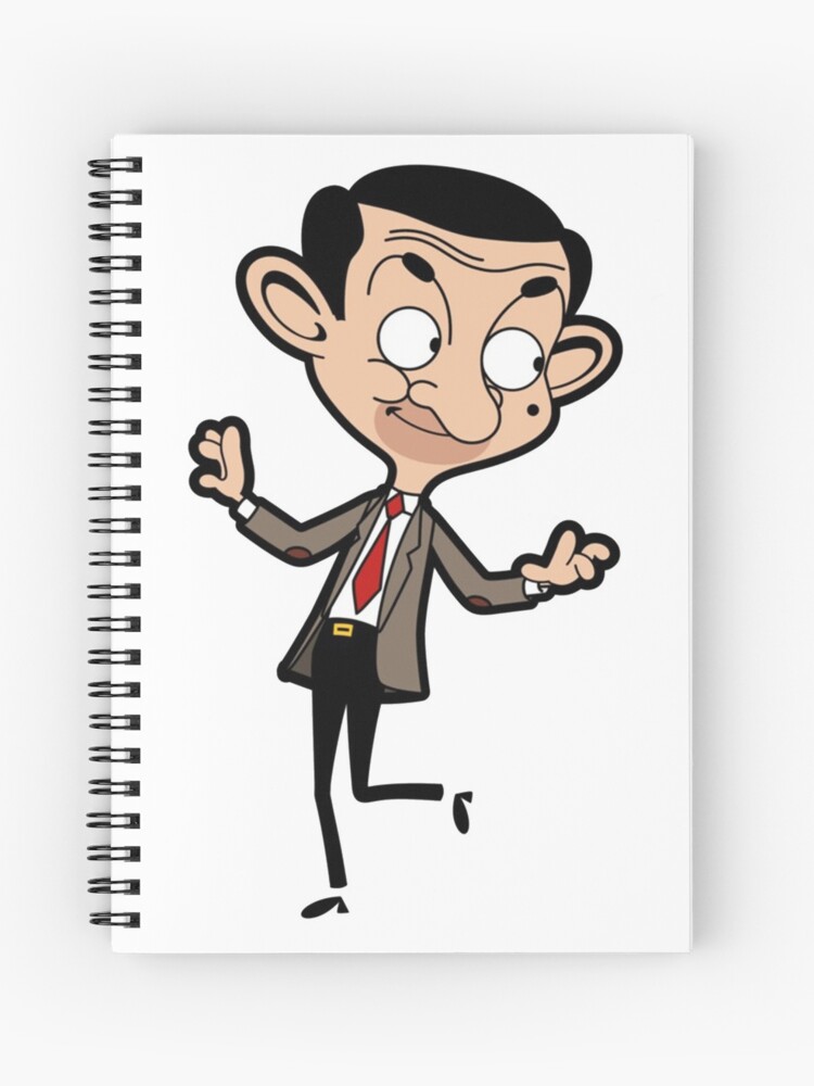 "Funny cartoon Mr Bean" Spiral Notebook for Sale by TJoker99 | Redbubble