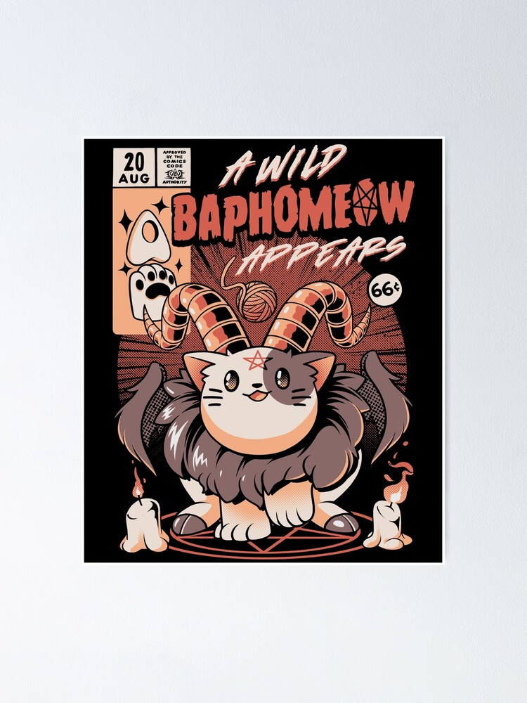 "Baphomeow" Poster for Sale by ilustrata | Redbubble