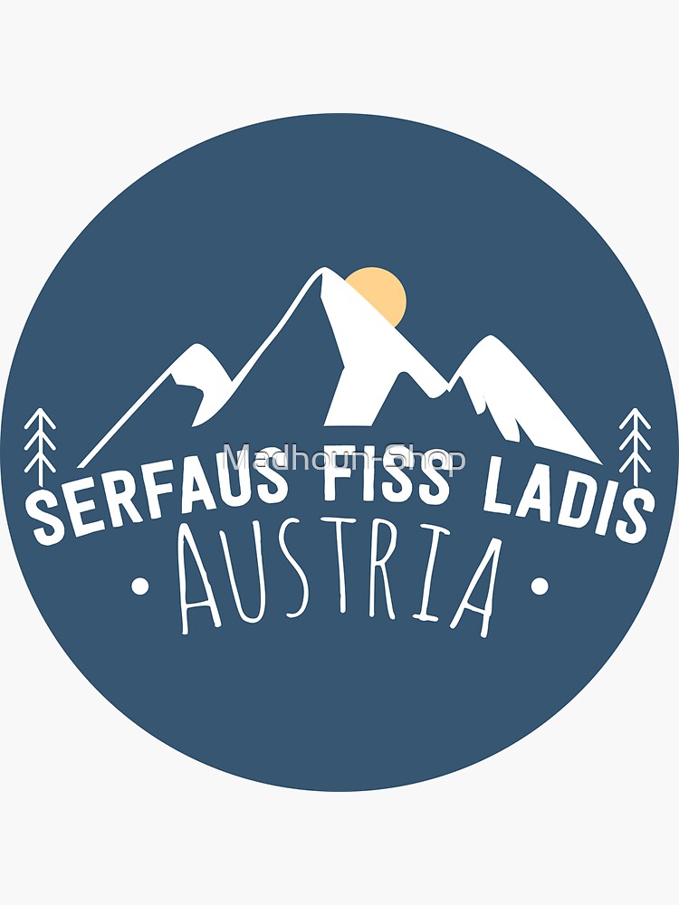 "Serfaus Fiss Ladis Austria" Sticker for Sale by Madhoun-Shop | Redbubble