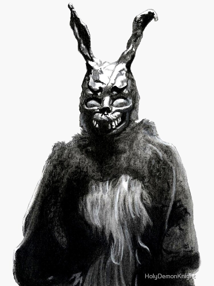 "Frank the Bunny" Sticker for Sale by HolyDemonKnight | Redbubble