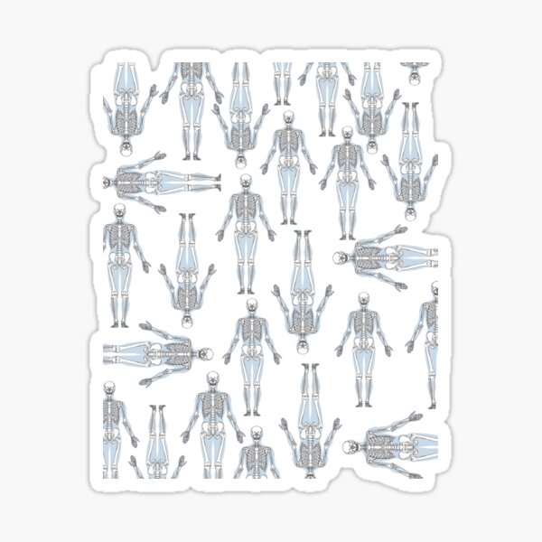 "Skeleton" Sticker by tinacollection | Redbubble