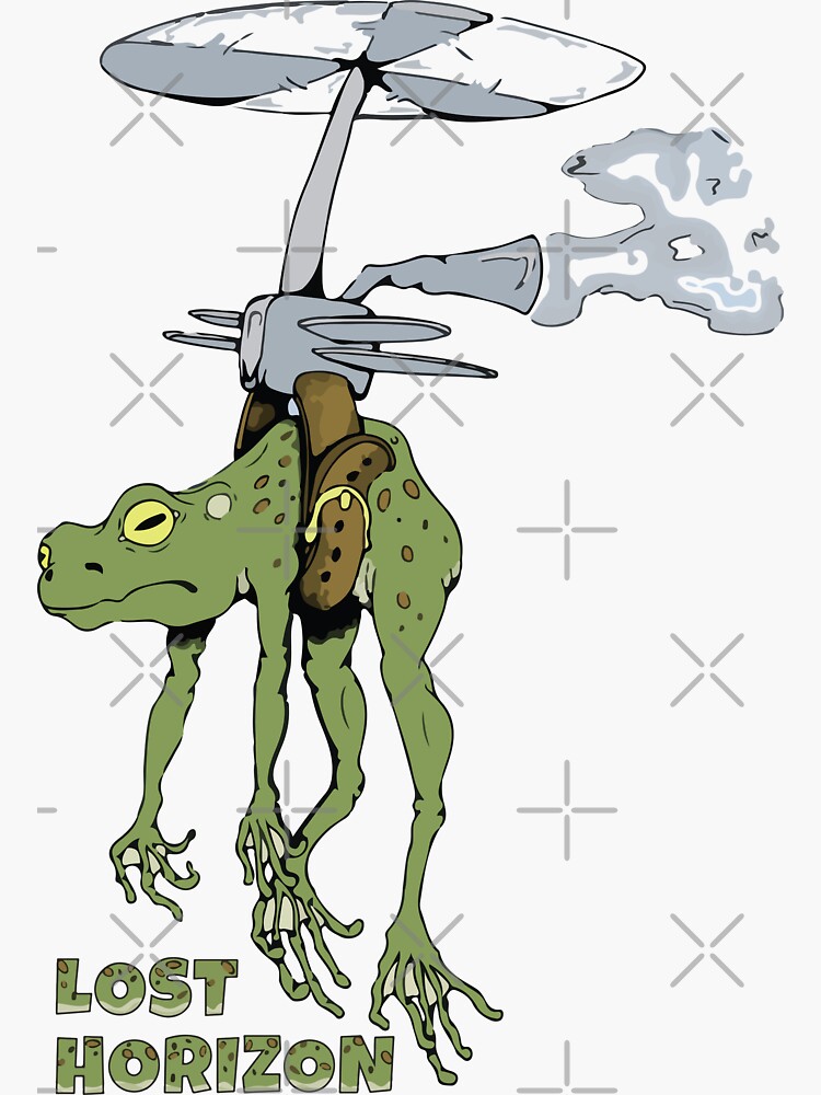 "Hopper Copter" Sticker for Sale by jsdeardorff | Redbubble