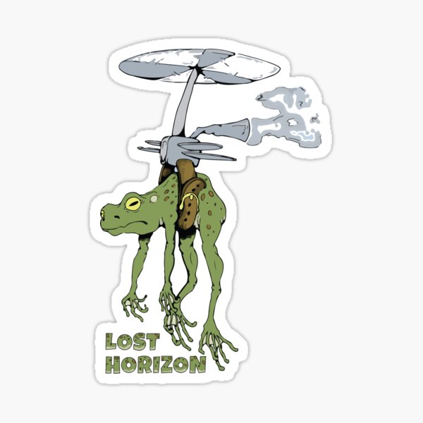 "Hopper Copter" Sticker for Sale by jsdeardorff | Redbubble