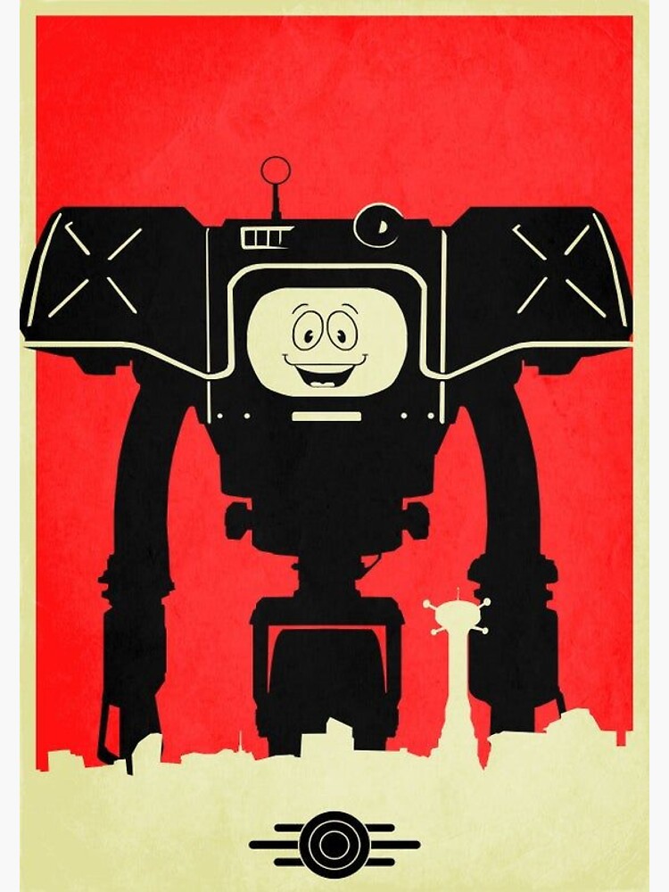 "Fallout Yes Man Loading Screen" Sticker for Sale by Vintage-Travler ...