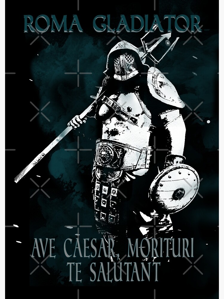 "Roman Gladiator - Ave Caesar morituri te salutant!" Photographic Print ...