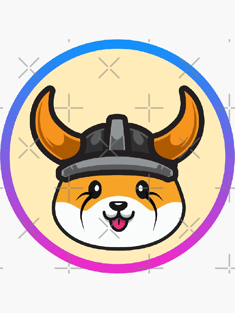 "Floki Inu " Sticker for Sale by copticcast | Redbubble