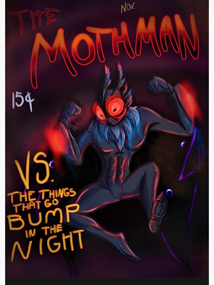 Póster «Portada del cómic de MothMan» de Dusty-Storie | Redbubble