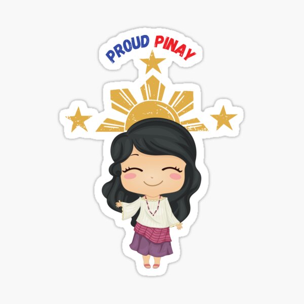 "Proud Pinay" Sticker for Sale by 2inspire2girls | Redbubble