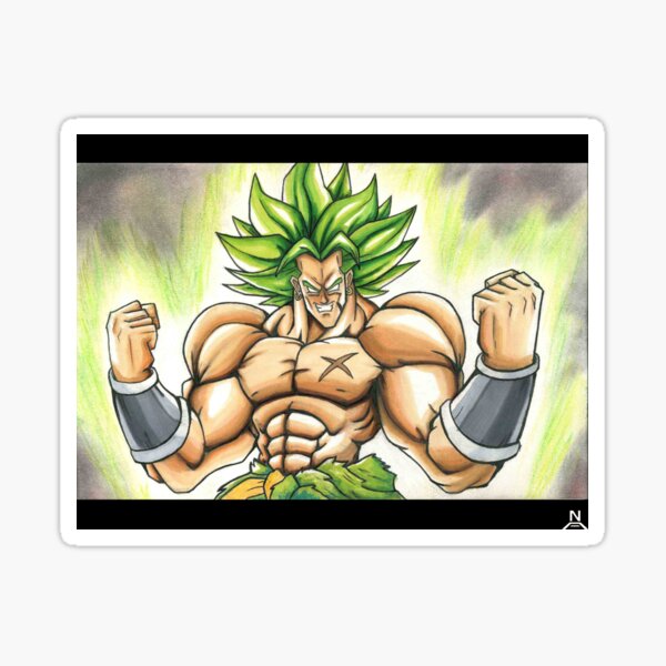 "Dragonball Super: Broly" Sticker for Sale by ultranerdshop | Redbubble
