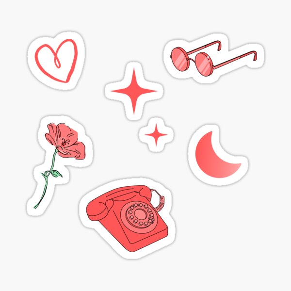 "Pink VSCO Aesthetic" Sticker for Sale by Shyma2007 | Redbubble