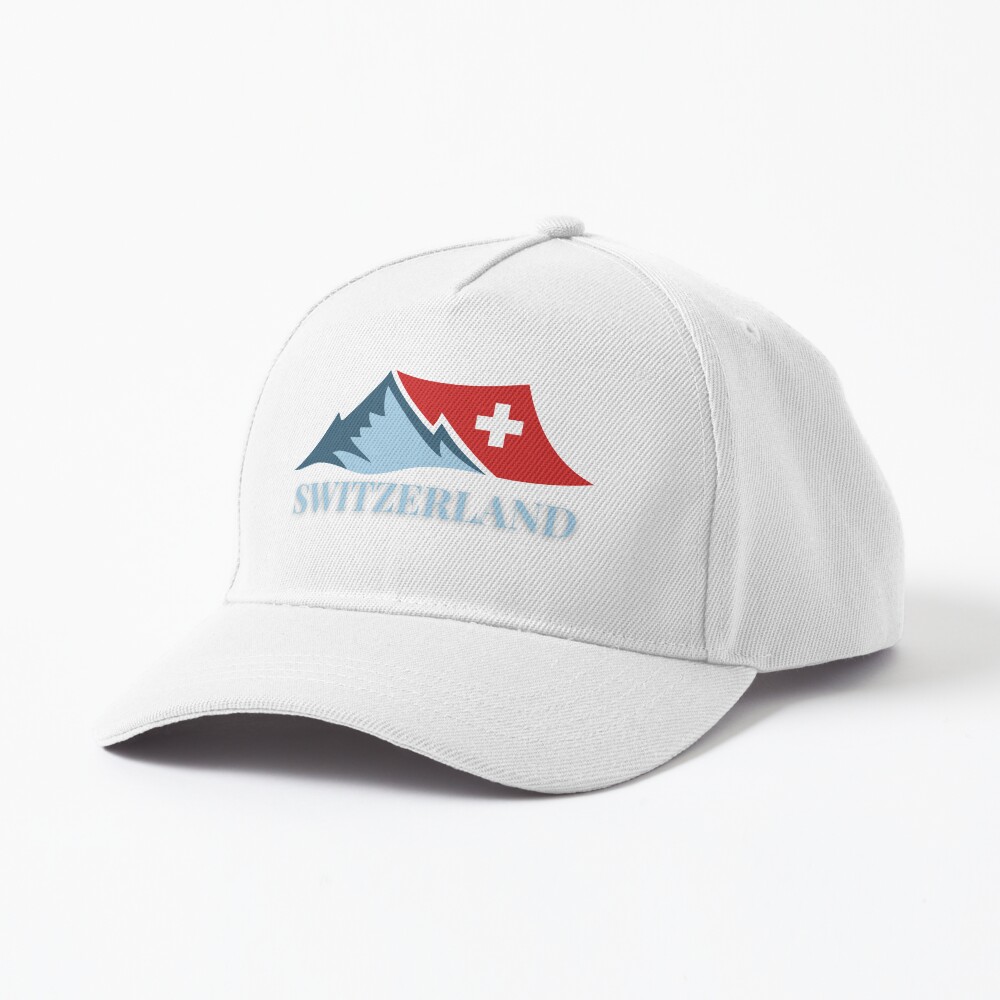 "Swiss Alps with Swiss Flag - Travel" Sticker for Sale by GreenEnvytt ...