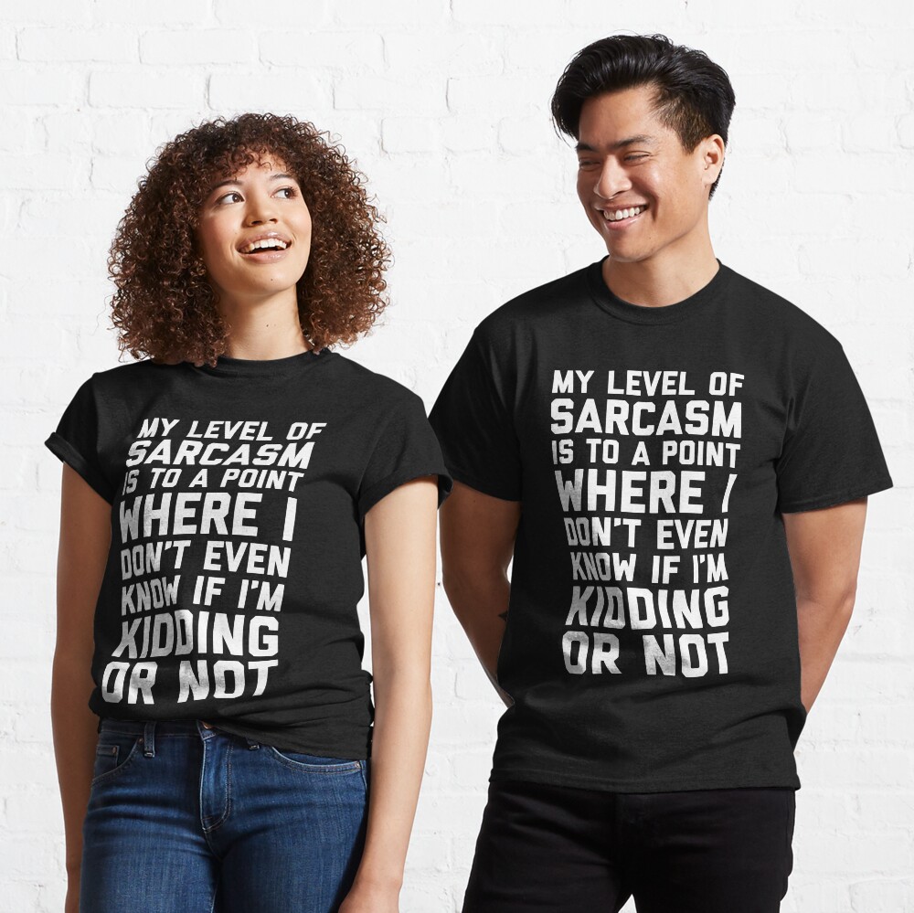 "Level Of Sarcasm Funny Sarcastic Offensive Quote" Sticker for Sale by ...