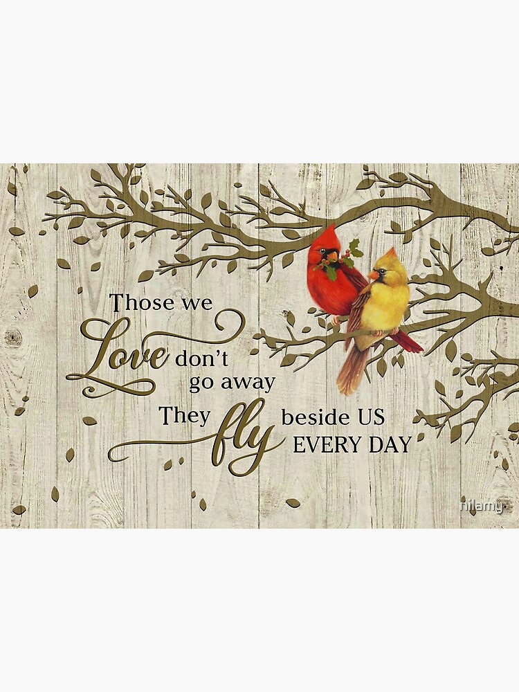 "Cardinal Birds Heaven Angel Memorial Sympathy Gifts T02" Art Print for ...