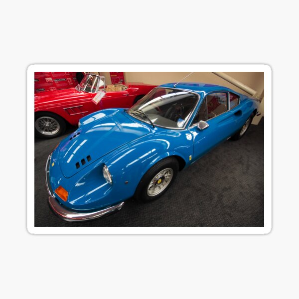 "Ferrari Dino" Sticker for Sale by SWEEPER | Redbubble