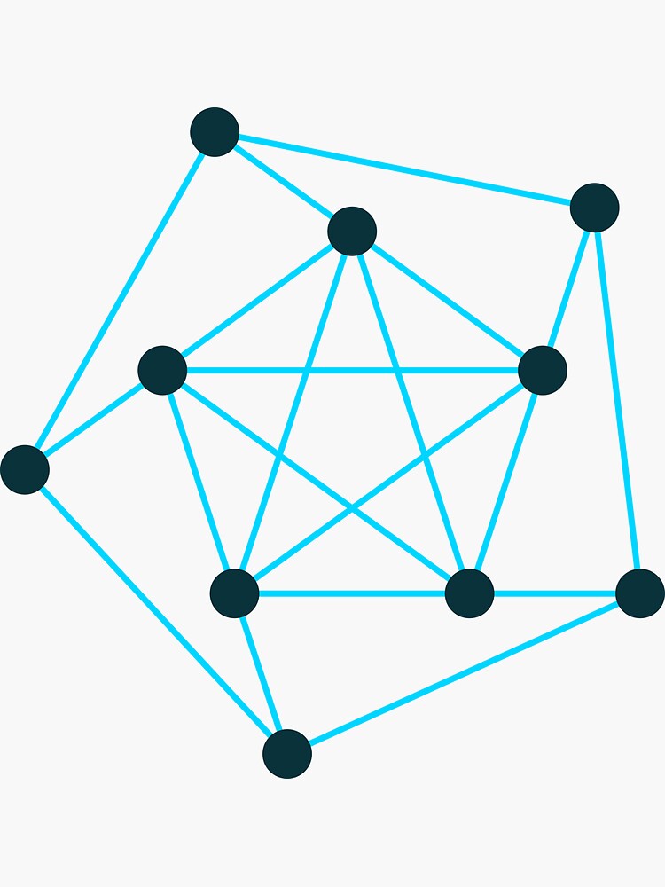 "Graph Theory - Graph" Sticker for Sale by Mechashadow | Redbubble