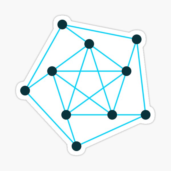 "Graph Theory - Graph" Sticker for Sale by Mechashadow | Redbubble