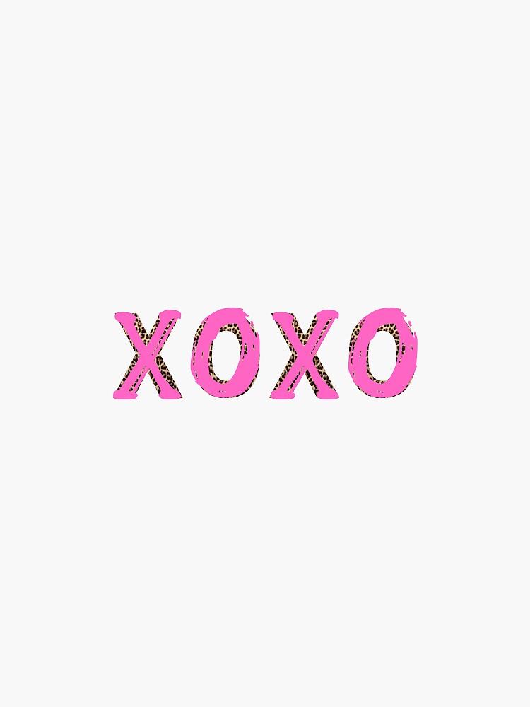 "XOXO STICKER" Sticker by NEXGEN-Designs | Redbubble