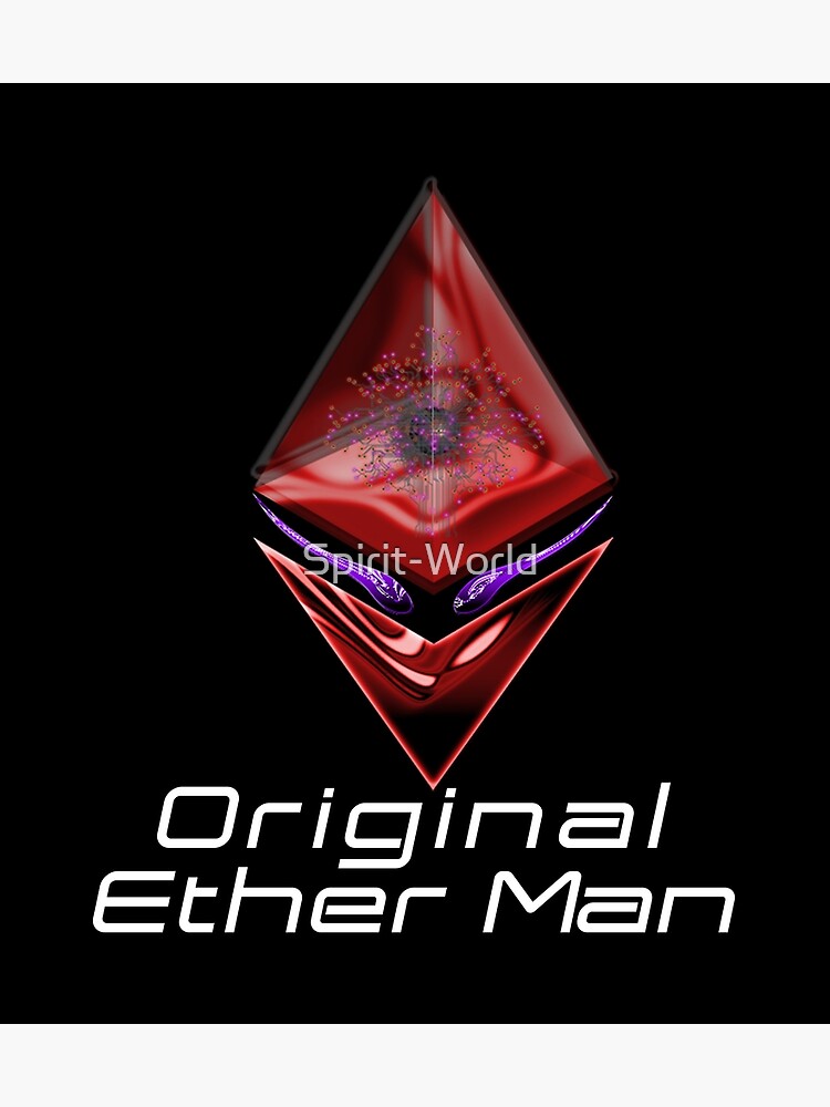 Póster «Mantas de tiro Original Ether Man Sienna Cabeza de color con ...