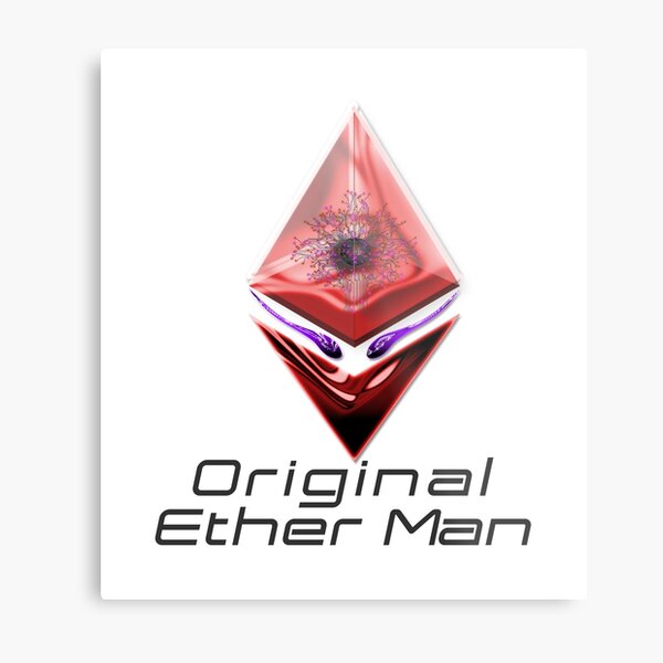 Lámina metálica «Edredones Original Ether Man Sienna Cabeza de color ...