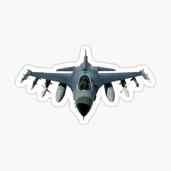 "Fighter Jet Sticker" Sticker for Sale by ZadeDesigns | Redbubble