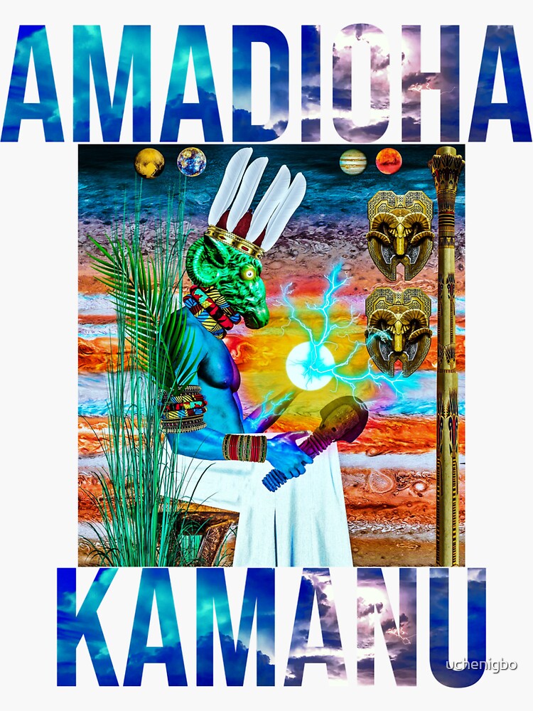"African Gods : AMADIOHA By SIRIUS UGO ART" Sticker for Sale by ...
