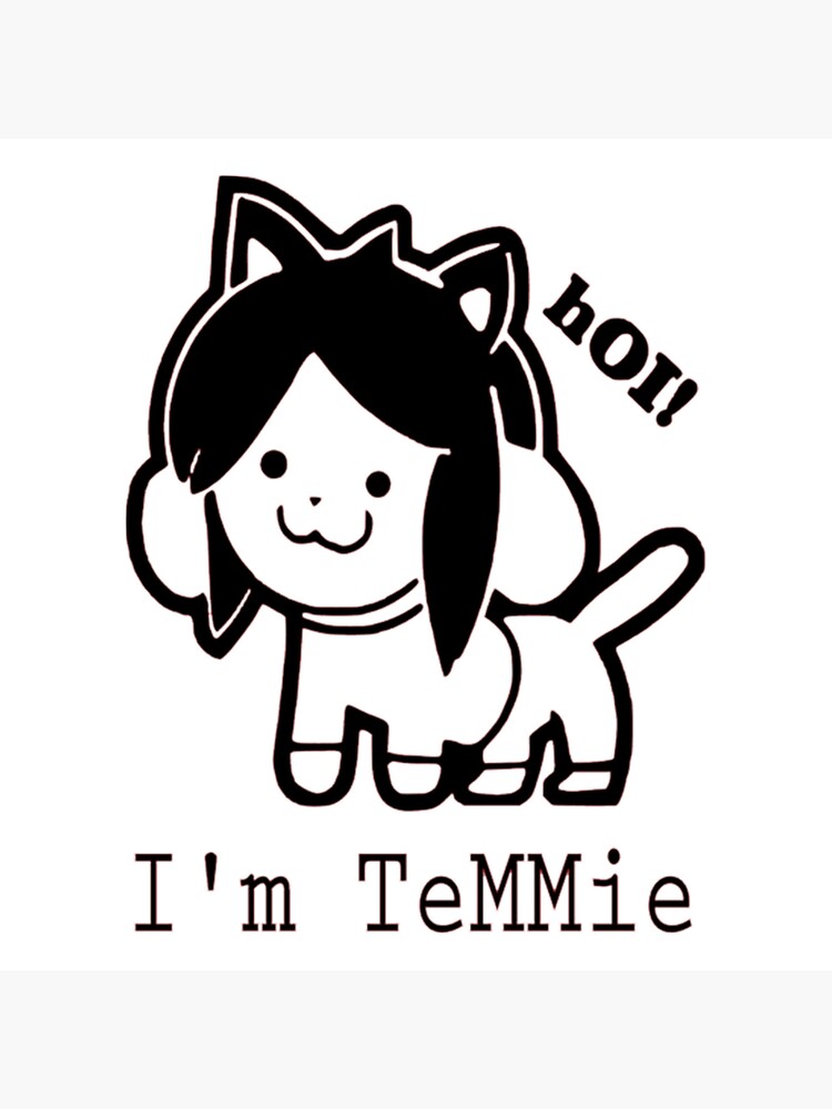 "Undertale Temmie" Poster for Sale by Reynaldsteinber | Redbubble