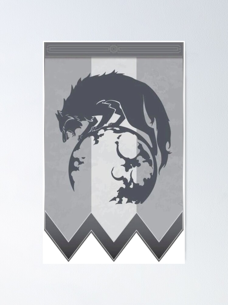 "Fire Emblem Three Houses: Ashen Wolves Banner" Poster for Sale by ...