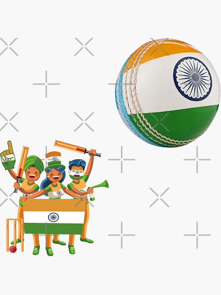 "India Cricket, Indian Cricket collection" Sticker for Sale by ...