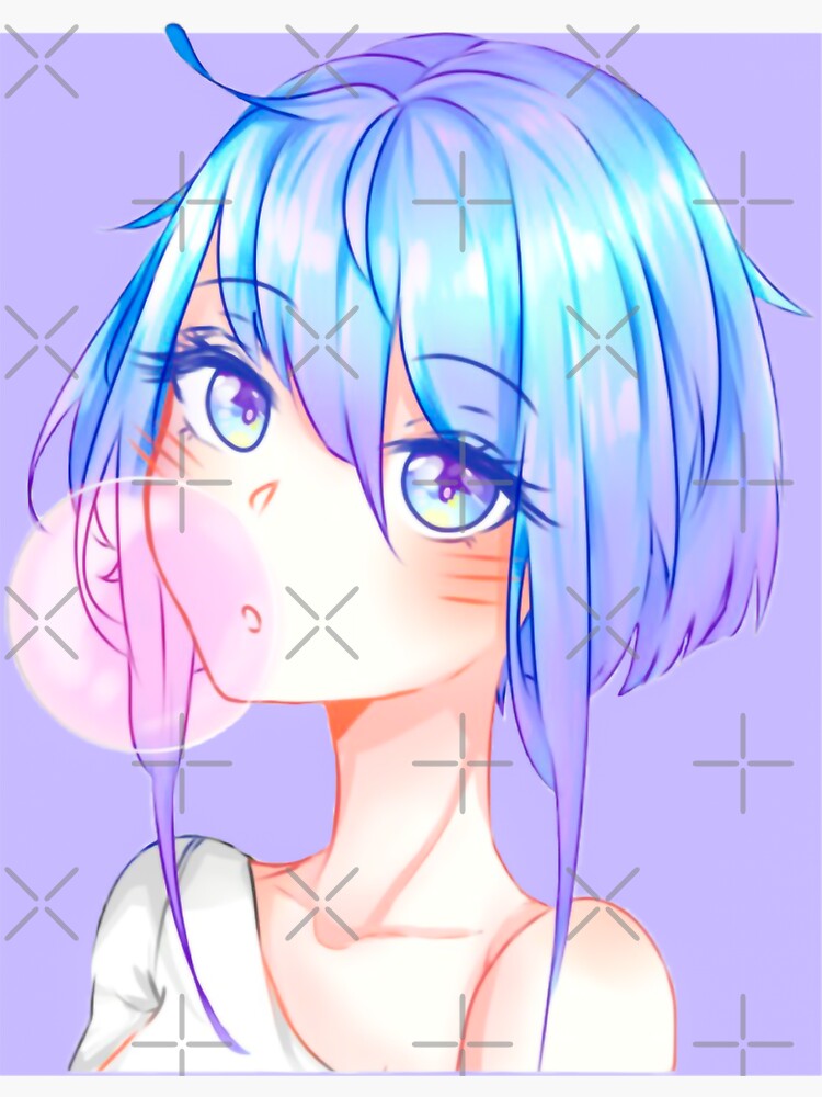 Fanart Anime Girl Japanese Aesthetic Anime Otaku Sticker For Sale By