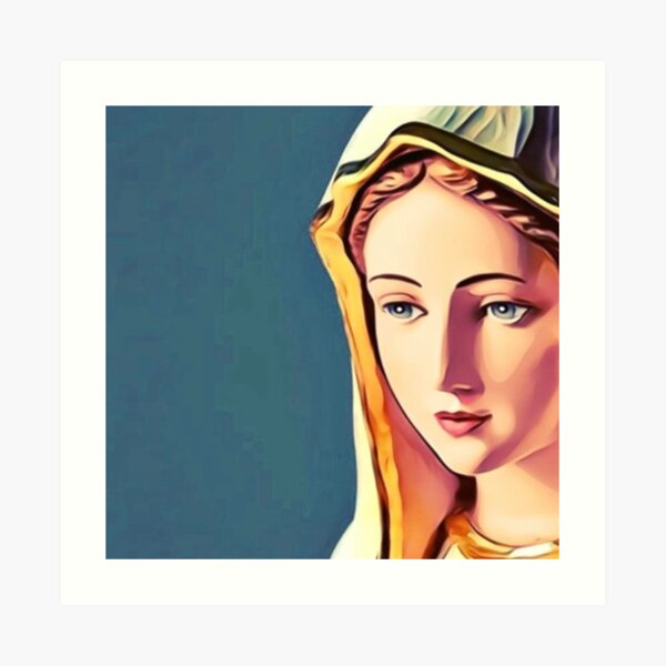 "The Face of the Blessed Virgin Mary, Mother of Jesus Christ, Mother of ...