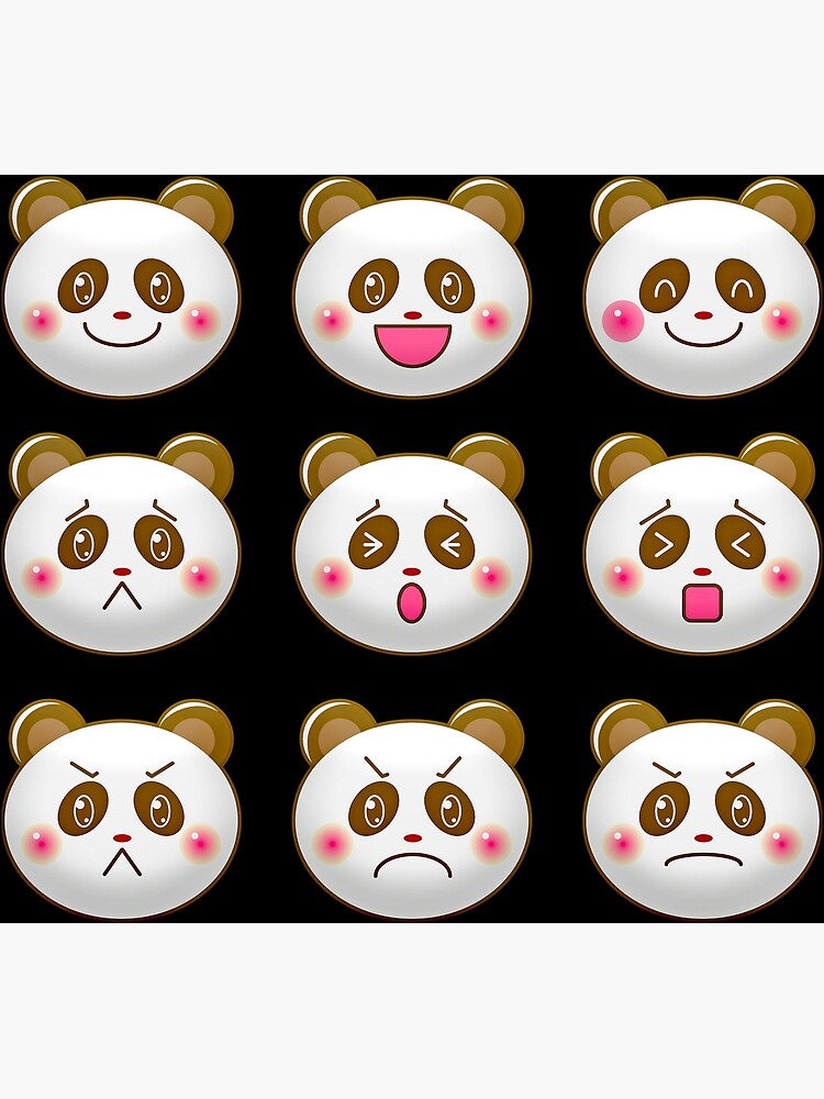 " Cute animal Friendly Panda , emotion." Poster by JustebePositive ...